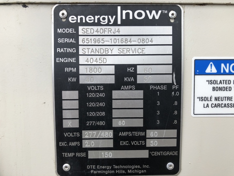 Used John Deere 40 kW Diesel Generator | 121 Hrs | 40 KW | 0 Price | CSDG Used John Deere 40 kW Diesel Generator | 121 Hrs | 40 KW | 0 Price | CSDG
