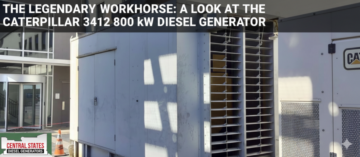 The Legendary Workhorse: A Look at the Caterpillar 3412 800 kW Diesel ...